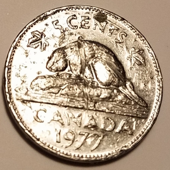 Other | 1977 5 Cent Canadian Error Coin | Poshmark